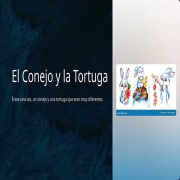 El Conejo y la Tortuga un cuento para niños | PPTX
