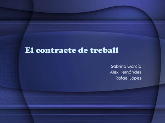 Contractes | PPT
