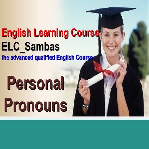 Personal Pronouns-easy examples | PPT