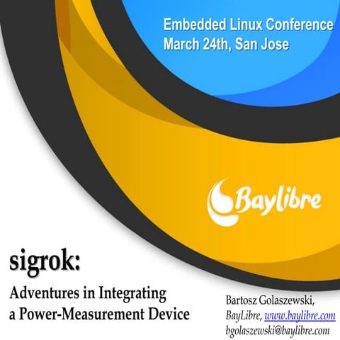 sigrok: Adventures in Integrating a Power-Measurement Device | PDF