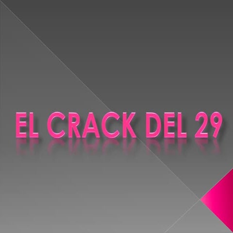 Crack del 29 | PDF