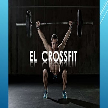 El crossfit como deporte | PPTX