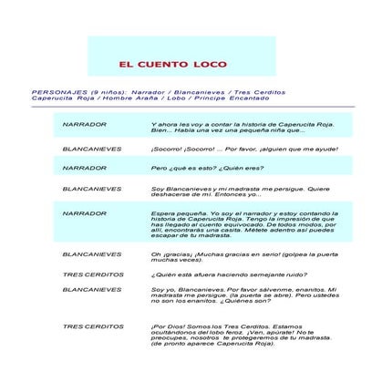 El cuento loco | DOCX