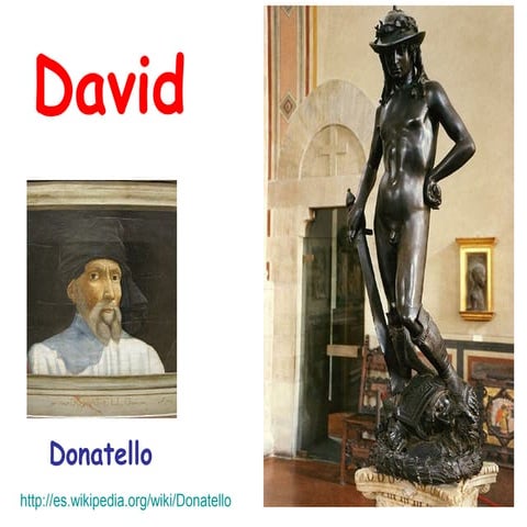 Presentació en format PPT de l' obra "David" de Donatello | PDF