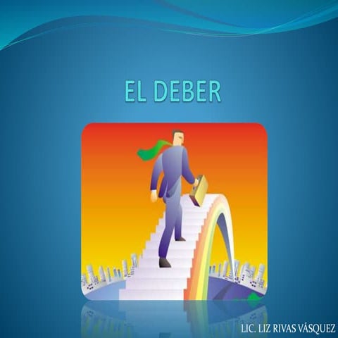 EL DEBER.pdf desarrollo humano curso de senati | PDF