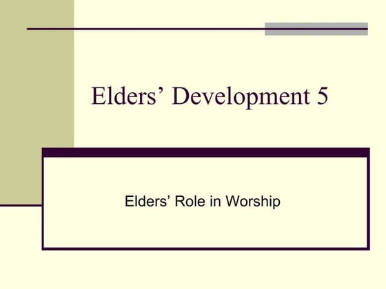 Exploring the Heart of Worship: Understanding Worship Services | PPT