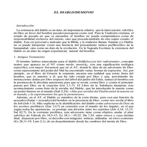 El diablo | PDF