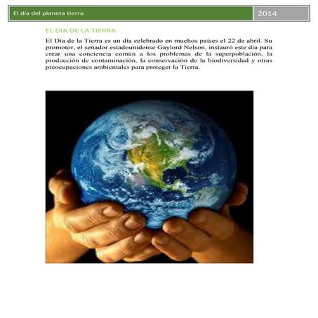 El dia de la tierra.ppt