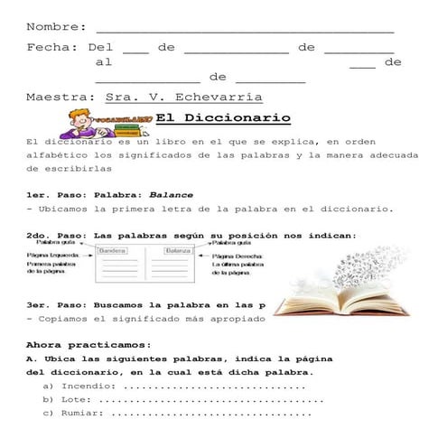 El diccionario | DOCX