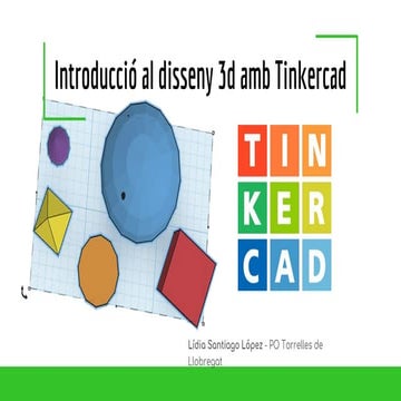 El disseny 3d amb tinkercad | PDF
