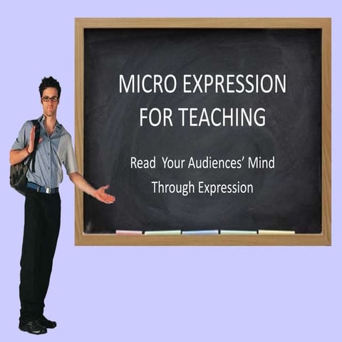 Micro Expression for Teaching - Eldysa Aulia | PPTX