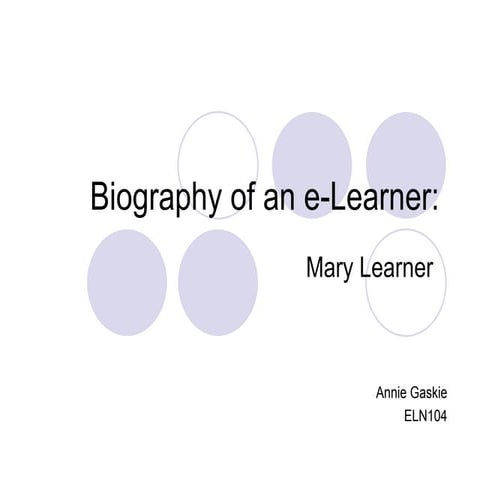 Elearner Bio | PPT