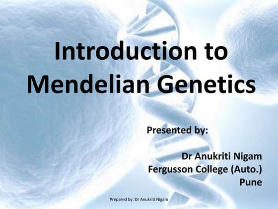 Introduction to Genetics | PPT