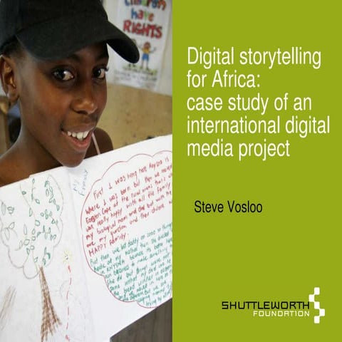 Digital storytelling for Africa: case study of an international digital ...
