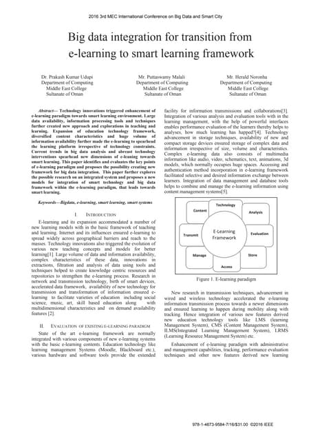 Deep Learning: The Impact on Future eLearning | PDF