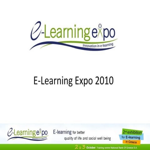 e-Learningexpo 2010 | PPT