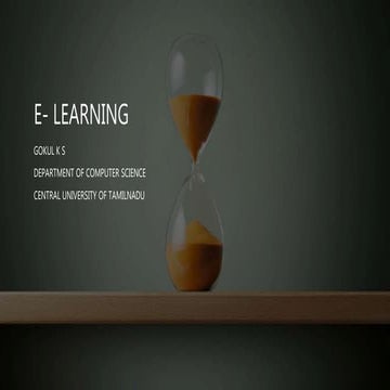 Elearning week3 | PPT