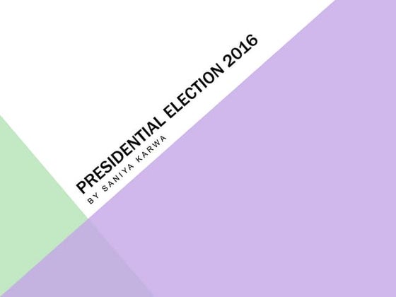 2016 USA Presidential Election Infographic | PDF