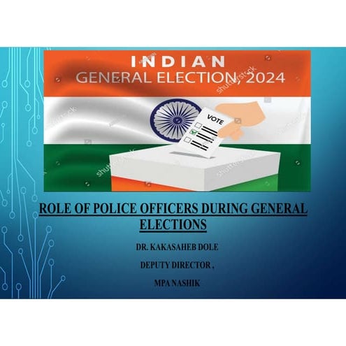 role of police officers in an election.pdf