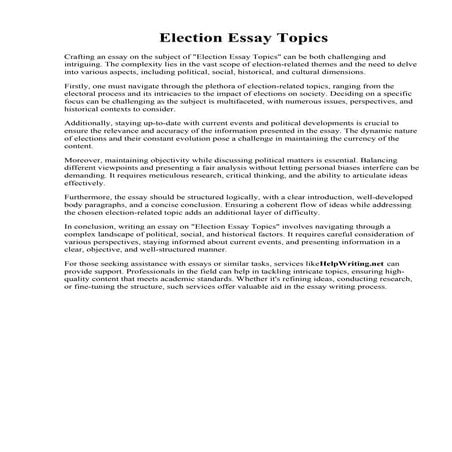 Election Essay Topics.pdf