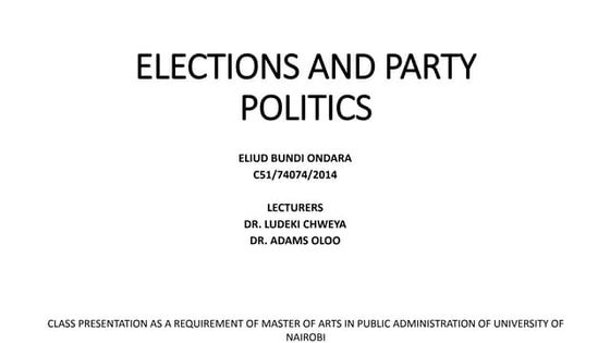 PPG - Nature of Elections and Political Parties W 5.pptx