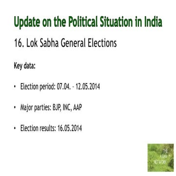 Election Overview India | PPTX | Civic affairs | Politics