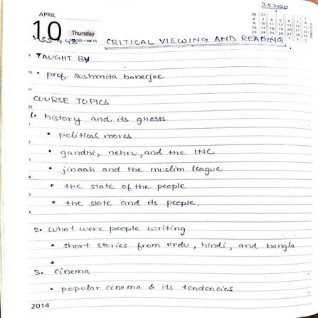 Critical viewing and Reading: Course Topics | PDF