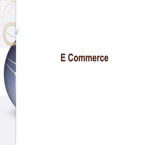 E commerce development methodology | PPTX