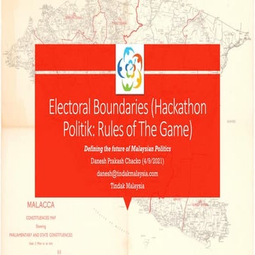 Electoral boundaries (Hackathon Politik: Rules of the Game) 4th ...