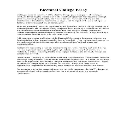 Electoral College Essay.pdf