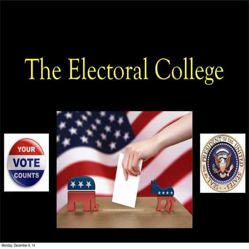 Electoral college intro | PDF