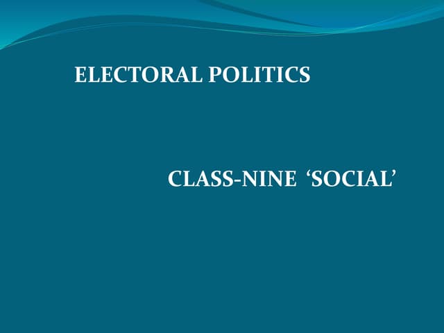 Chapter – 3 civics class 9th | PPTX