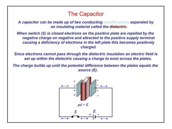 Capacitor Presentation | PPTX | Chemistry | Science