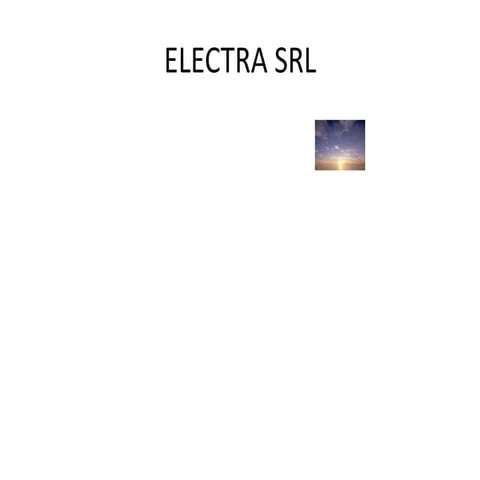 Electra srl | PPTX
