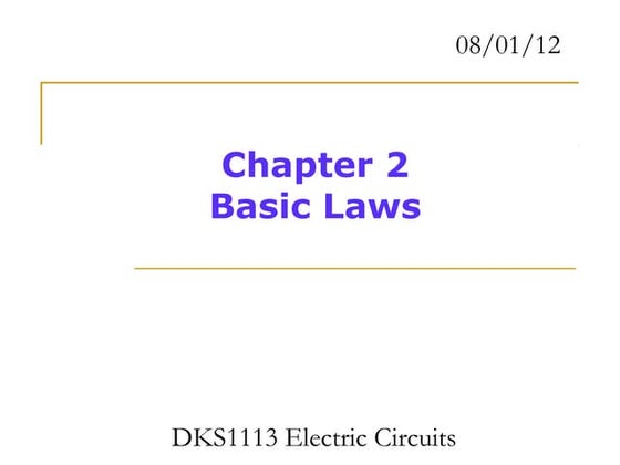 Fundamentals of-electric-circuit | PPT