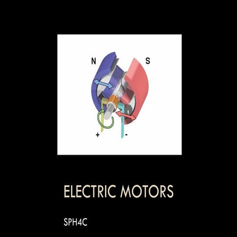 Building a simple electric motor in the classroom | PPTX