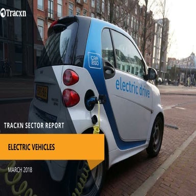 Tracxn - Electric Vehicles Startup Landscape | PDF