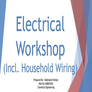 Electrical household wiring. | PPTX
