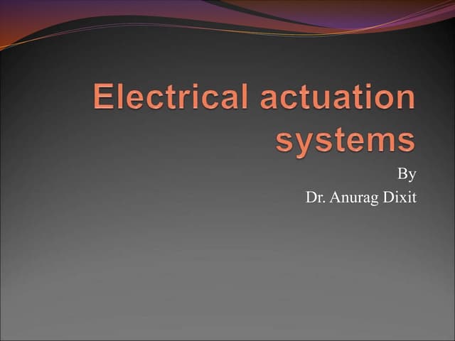 PERMANENT MAGNET BRUSHLESS DC MOTOR | PPTX