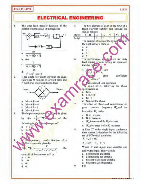 Ies electrical-engineering-paper-1-2001 | PDF
