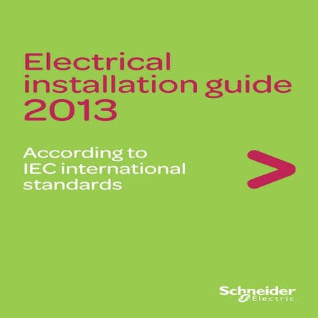 Electrical installation guide 2013 | PDF