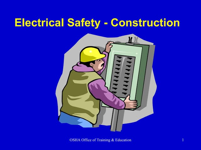 Electrical Safety Tips | PPTX