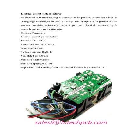 Electrical assembly Manufacturer made in China | PDF