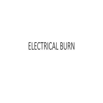 ELECTRICAL BURN new guidelines 2024.pptx