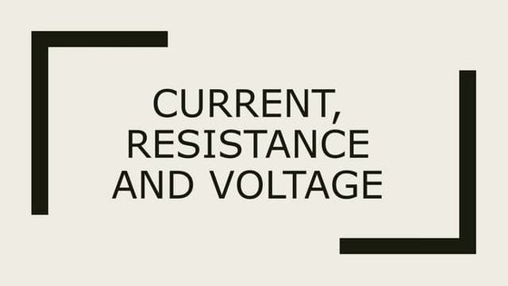 Resistors - Basics | PDF | Physics | Science