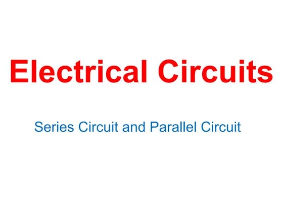 Electric Circuits 1 lab report | DOCX | Physics | Science
