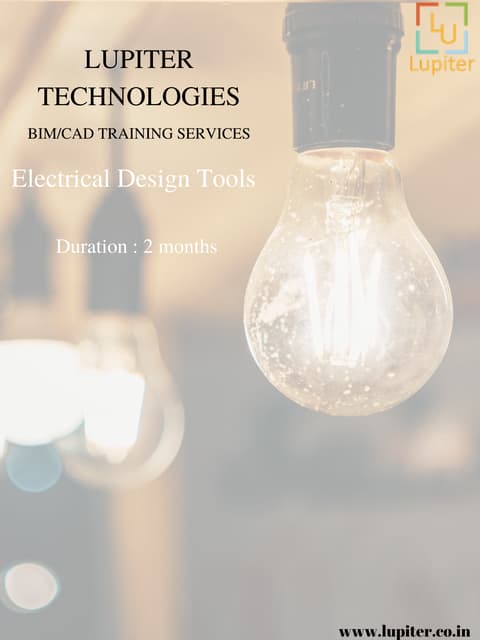 Design of electrical substation with revit autodesk | PDF