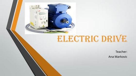 Electric Drives and Controls Unit 1 Introduction | PPT