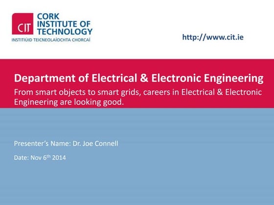 Introduction to Electrical Engineering branch of Engineering | PPTX