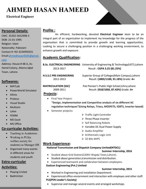 Ayesha Khalid C.V | DOCX